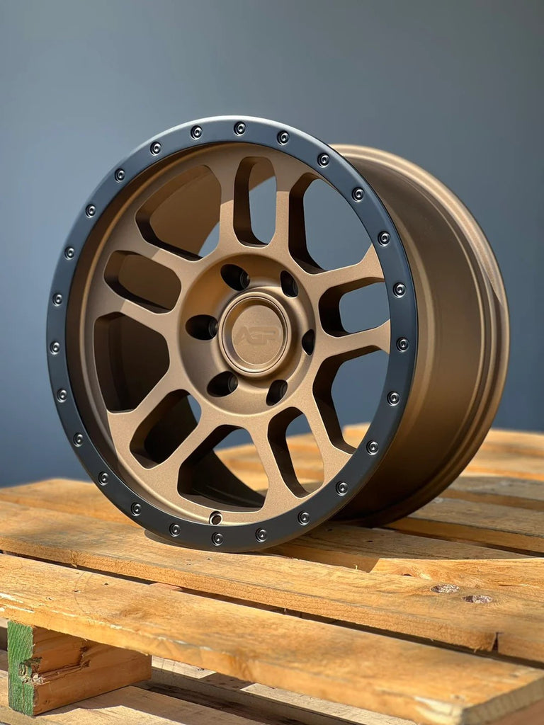 17" AGP TRUX 6x139.7 6x5.5 Black Toyota Tacoma 4runner Chevy Silverado ...