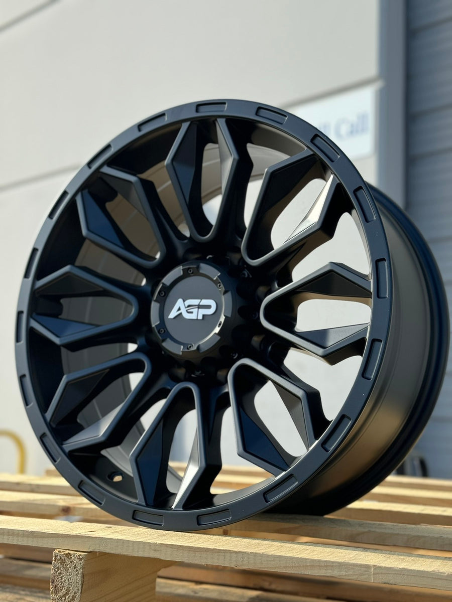 20" AGP HD 8x180 Black – AGP Wheels