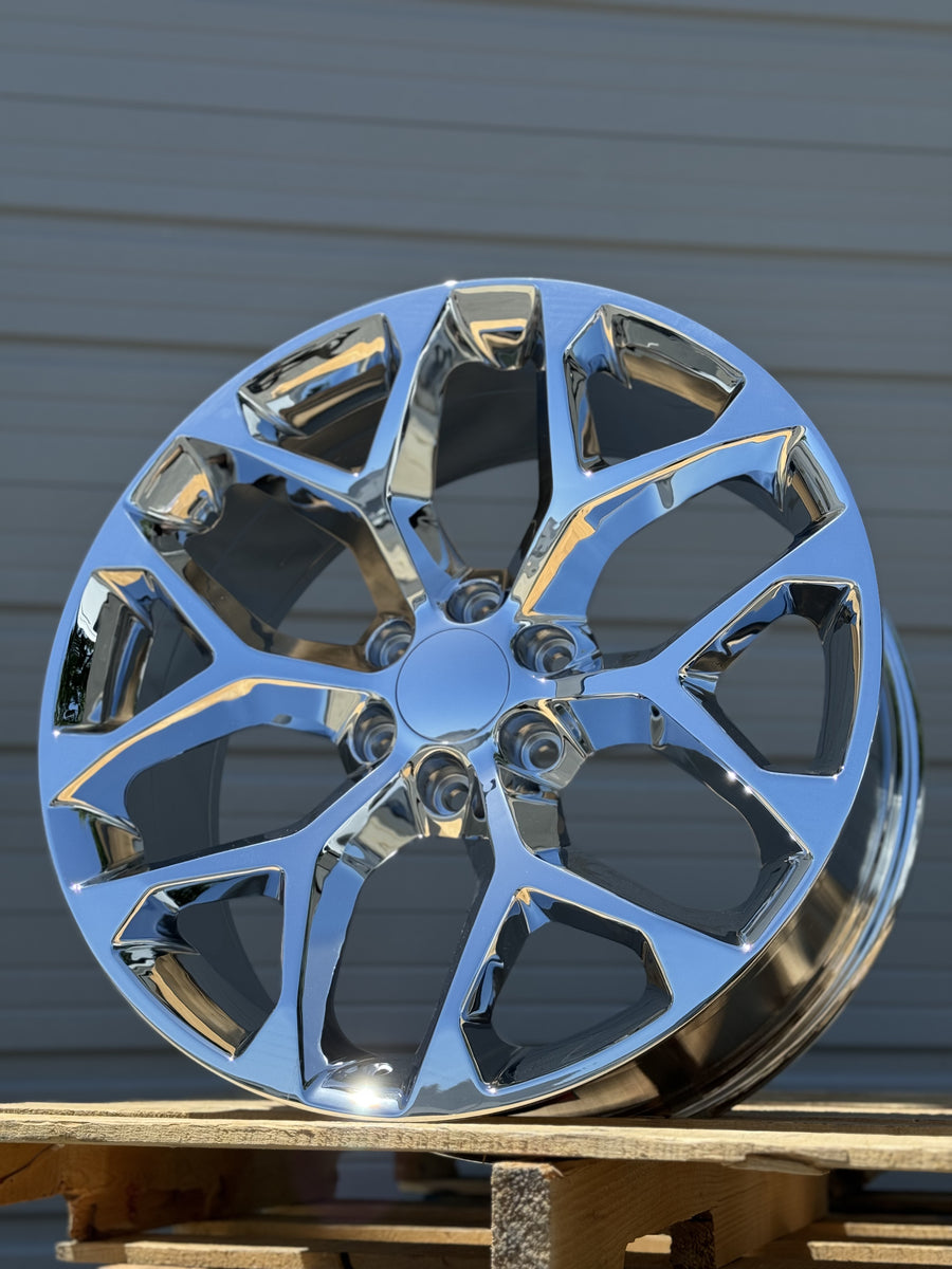 22x9 Style "101" Chrome 6x139.7 – AGP Wheels