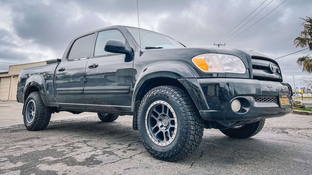 17" AGP TRUX 6x139.7 6x5.5 Black Toyota Tacoma 4runner Chevy Silverado ...