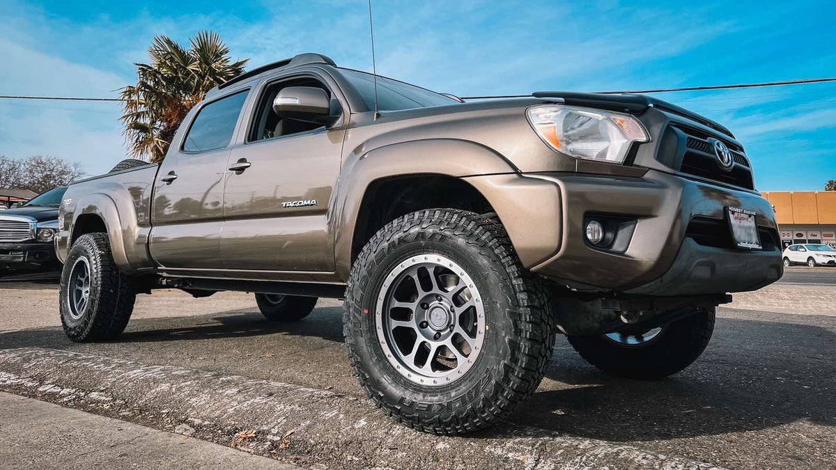 17" AGP TRUX 6x139.7 6x5.5 Black Toyota Tacoma 4runner Chevy Silverado ...